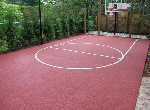Red Basketball Court | RUBAROC